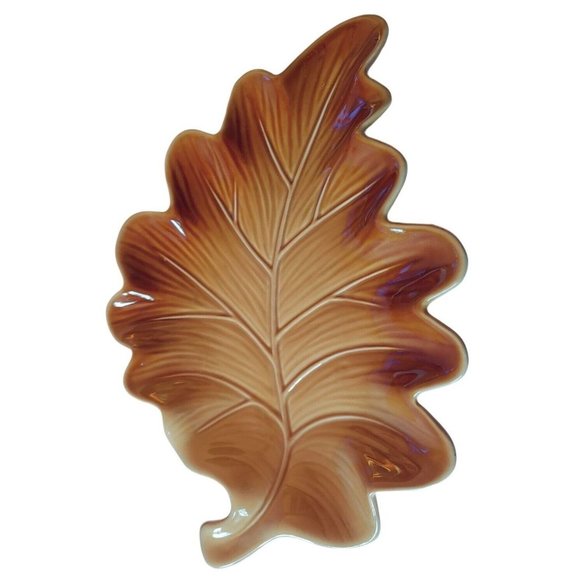 Department 56 | Holiday | Department 56 Fall Autumn Leaf Ceramic Dish ...